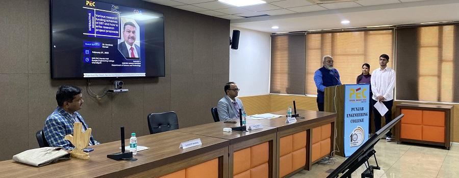 Interactive Session on “Various Research Funding Schemes of DST and How ...