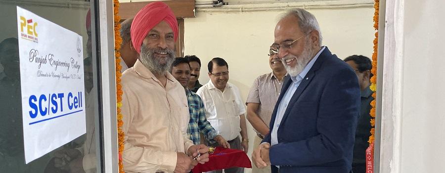Special SC/ST Cell Inaugurated at PEC | Punjab Engineering College ...