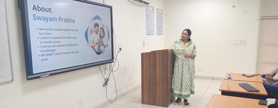 Swayam Prabha Awareness Session Organized at PEC Chandigarh | Punjab Engineering College ...