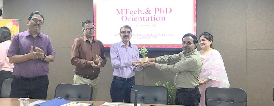 PEC Welcomes M.Tech Batch 2025–2027 with Enthusiasm and Tradition ...